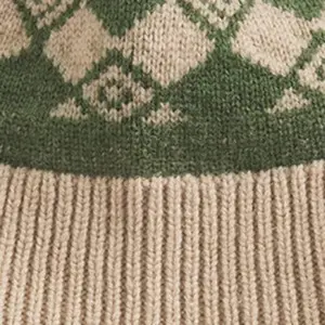 Dries Van Noten Wool Jacquard Hat - Gold