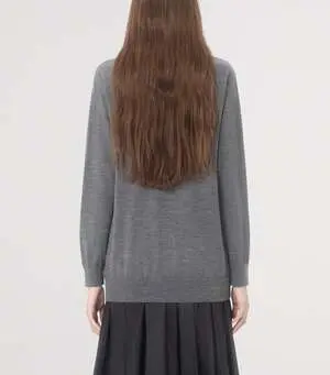 Valentino Garavani Wool Tie-neck Sweater