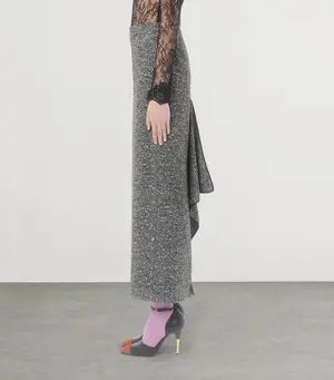 Valentino Garavani Wool-blend Midi Skirt