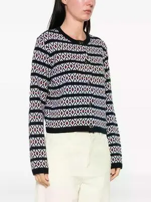 FRAME Fair-isle-pattern Cardigan