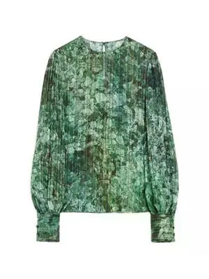 VALENTINO Top In Pekin Lurex Urbs Mosaïque