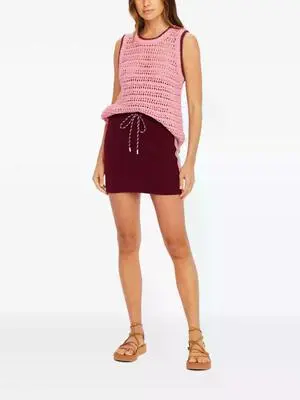 The Upside Mini Zelma Side-stripe Skirt