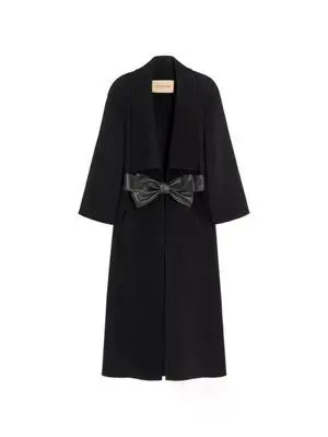 Valentino Garavani Bow-belted Coat - Black