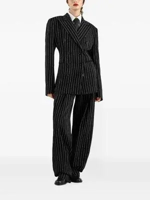Dolce & Gabbana Pinstripe Virgin Wool Trousers