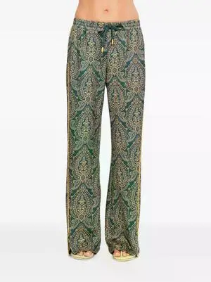 The Upside Bamba Roma Paisley-print Trousers