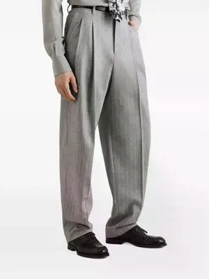 Dolce & Gabbana Pinstripe Flannel Trousers
