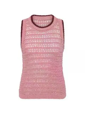 The Upside Bahia Koby Knitted Tank Top - Pink