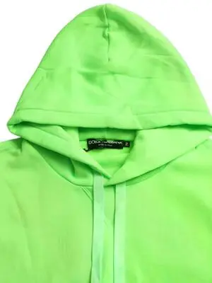 Dolce & Gabbana Drawstring-hood Ribbed-trim Hoodie