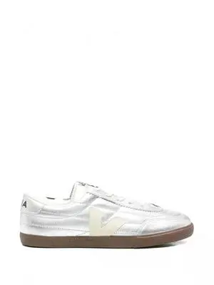 VEJA Metallic Leather Sneakers