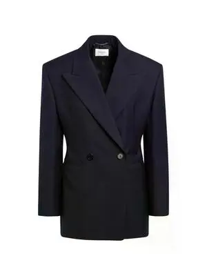 Saint Laurent Double-breasted Blazer - Blue