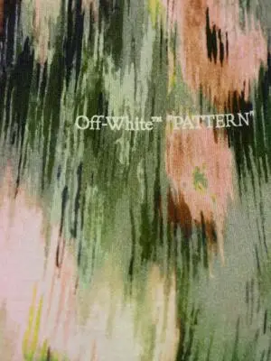 Off-White Abstract-print Turtleneck Top