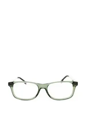 BOSS Rectangle-frame Glasses - Green