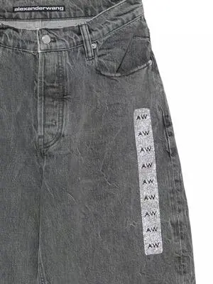 Alexander Wang Crystal-embellished Jeans