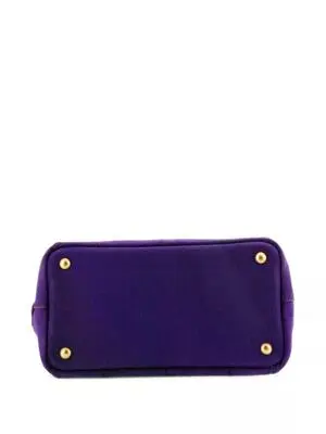 Prada Canapa Convertible Canvas Mini Tote Bag