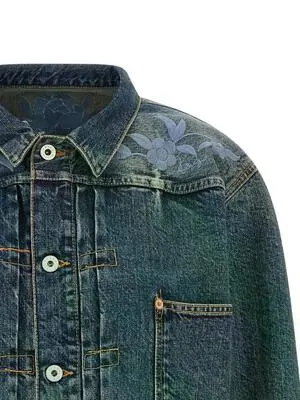 Kenzo Floral-embroidered Denim Jacket