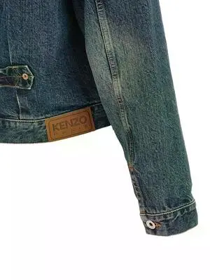Kenzo Floral-embroidered Denim Jacket