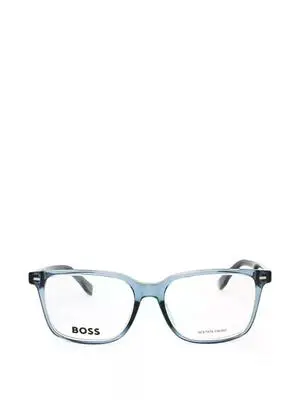 BOSS Rectangle-frame Glasses - Blue