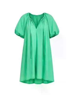 Seafolly Puff-sleeve Gathered Dress