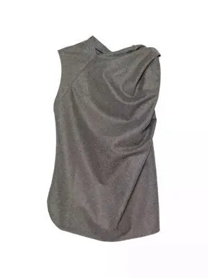 PETAR PETROV Draped Wool Top