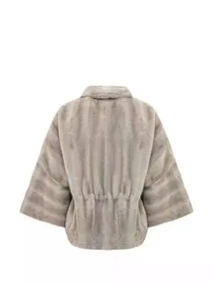 VALENTINI 1972 Faux-fur Wide-sleeve Jacket