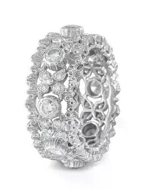 Buccellati Diamond Ring - Silver