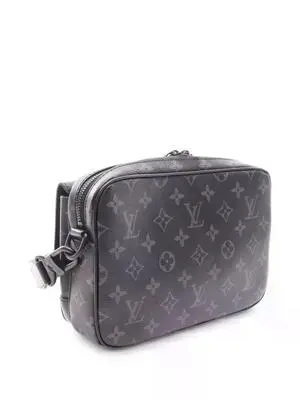 LOUIS VUITTON 2010s Monogram Eclipse Steamer Messenger Bag