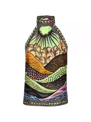 ATELIER VLISCO Eternal Sun Graphic-print Halterneck Top