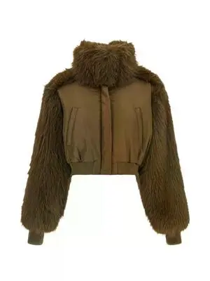 Fabiana Filippi Faux-fur-trim Cropped Jacket