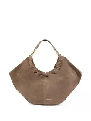 COCCINELLE Logo-embossed Chain-link Shoulder Bag