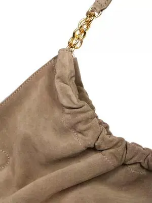 COCCINELLE Logo-embossed Chain-link Shoulder Bag