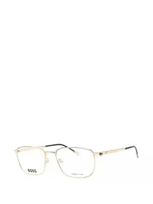 BOSS Rectangle-frame Glasses - Gold