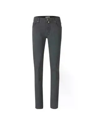 Jacob Cohen Logo-patch Slim-fit Jeans - Grey