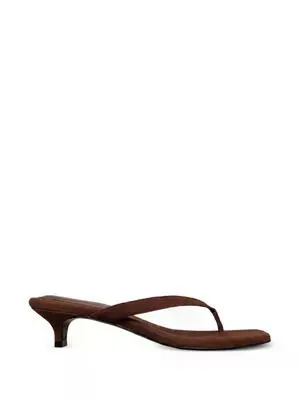 BLACK SUEDE STUDIO Kendal Suede Sandals - Brown