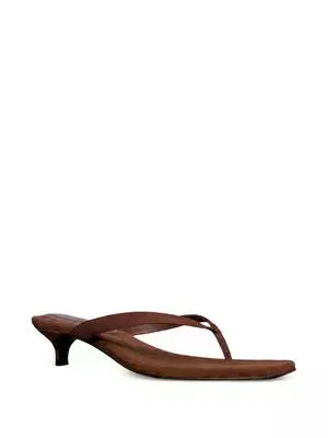 BLACK SUEDE STUDIO Kendal Suede Sandals - Brown