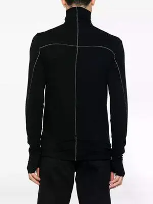 THOM KROM Contrast-stitch Thumb-slot Sweater