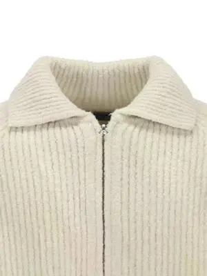MASSIMO OSTI STUDIO Ribbed-knit Raglan-sleeve Sweater