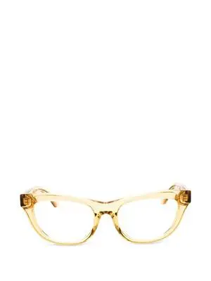 Burberry Cat-eye Frame Glasses - Gold