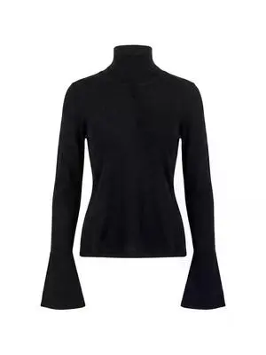 BRANDON MAXWELL Dawson Flared-sleeve Sweater