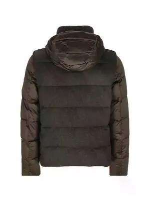 MOORER Hooded Quilted Jacket