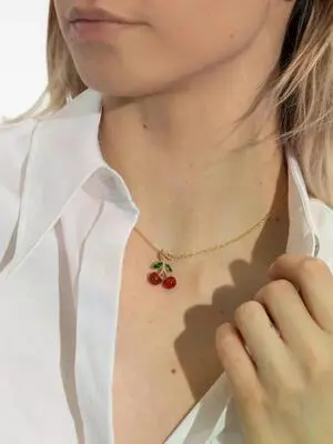 COACH Cherry Pendant Necklace
