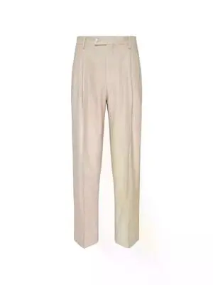 Auralee Pleated Trousers - Neutrals