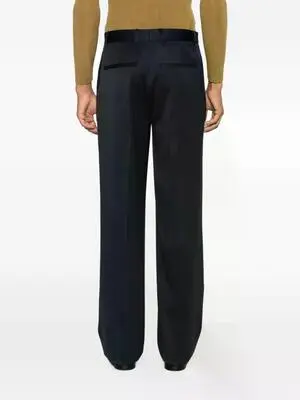 LARDINI Migio Tailored Wool Trousers