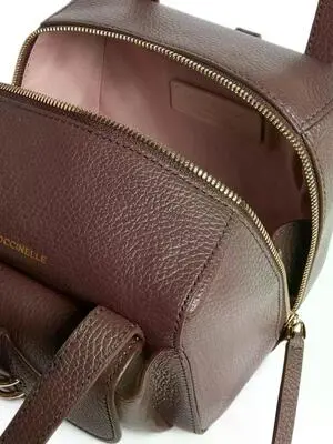 COCCINELLE Mavery Pocket Grained Leather Shoulder Bag