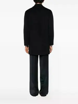 LARDINI Peggy Concealed-front Virgin Wool Coat