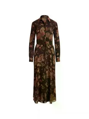 Ralph Lauren Floral-print Midi Dress