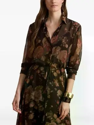 Ralph Lauren Floral-print Midi Dress