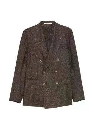 Tagliatore Double-breasted Blazer - Brown