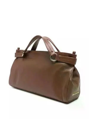 Orciani Chain-detail Leather Shoulder Bag - Brown