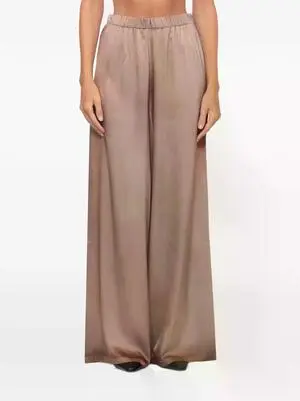 Avant Toi Gradient Silk Trousers - Brown