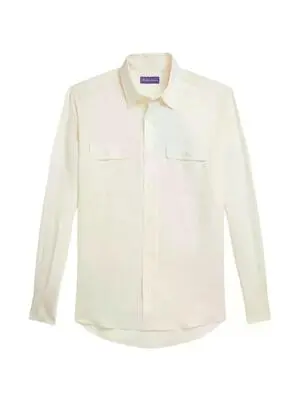 Ralph Lauren Purple Label Button-up Chest-pocket Shirt - Neutrals